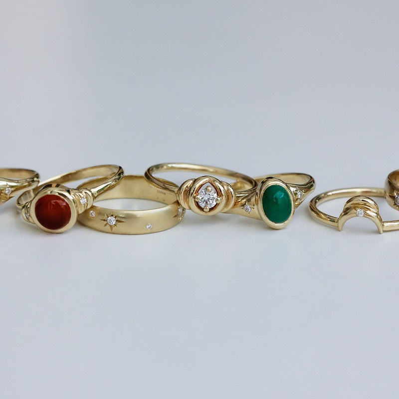 טבעות זהב ואבני חן – She-Ra Jewelry