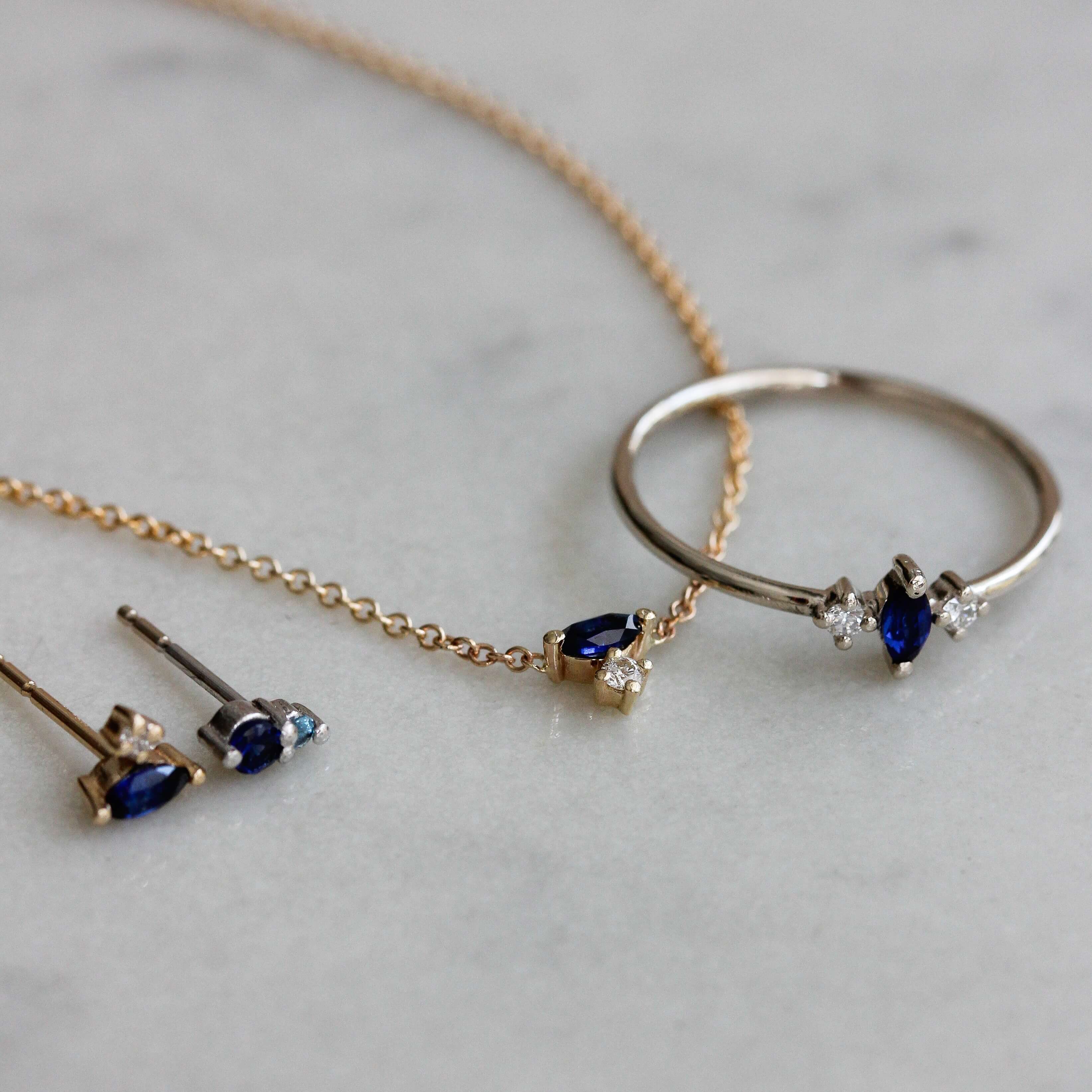 תכשיטים ישראליים כחול-לבן – She-Ra Jewelry